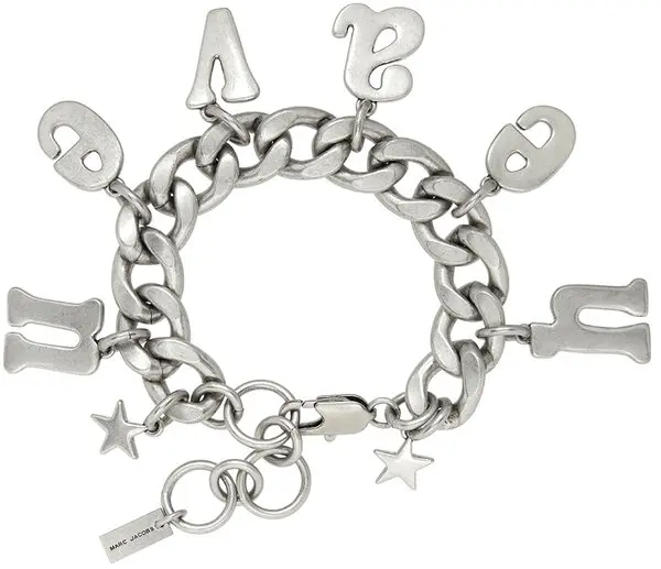 Marc Jacobs Silver 'Heaven' Charm Bracelet - 040 Silver | Editorialist